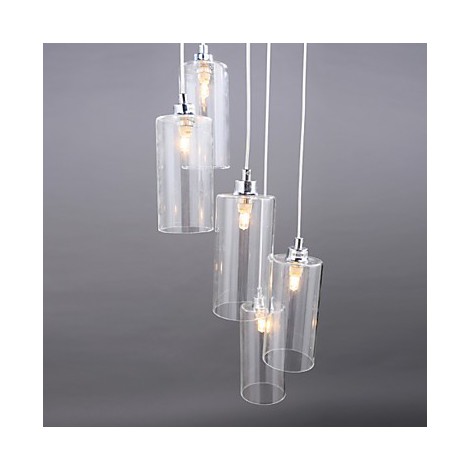 Clear Glass lamp Simple Modern Creative Restaurant - Lighting pop
