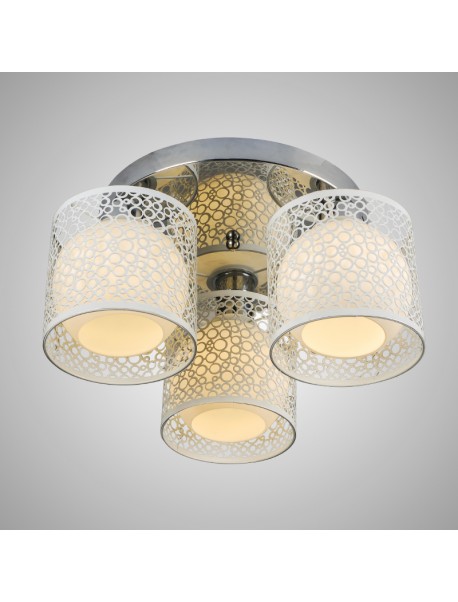 Three LED Ceiling Glass Dome Light - Lighting pop