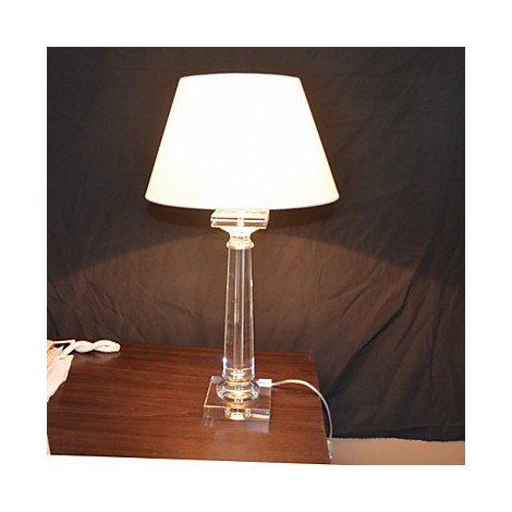 60W Modern Table Lamp with Fantastic Crystal Stand - Lighting pop